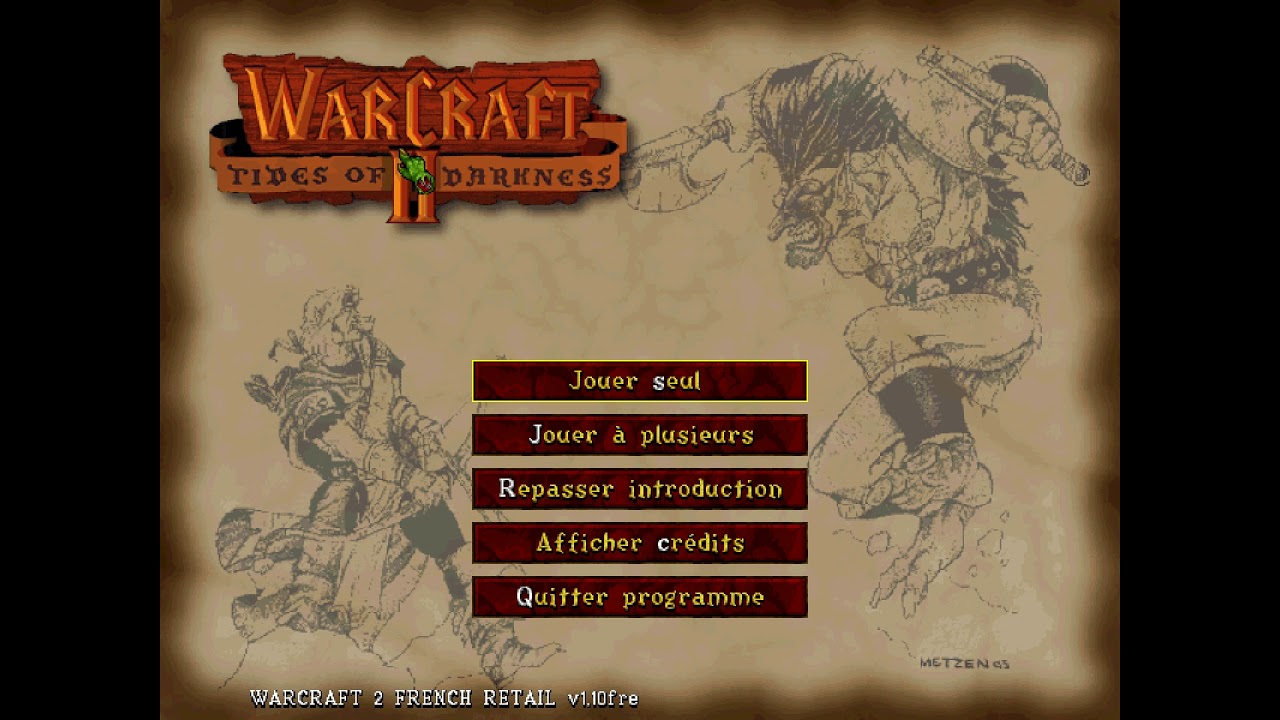 Warcraft 2 OST- Main Menu [DOS RETAIL Version Extended] - YouTube