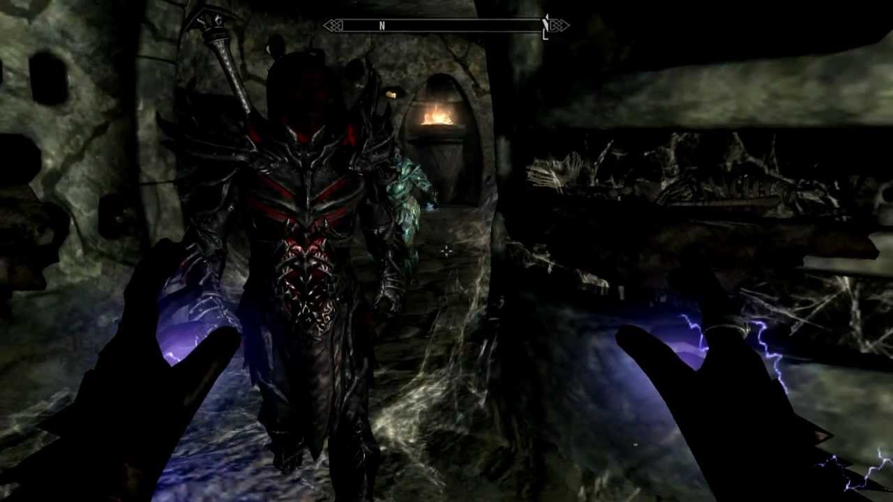 Skyrim #3: Dawnguard Awakening Dimhollow Crypt - YouTube