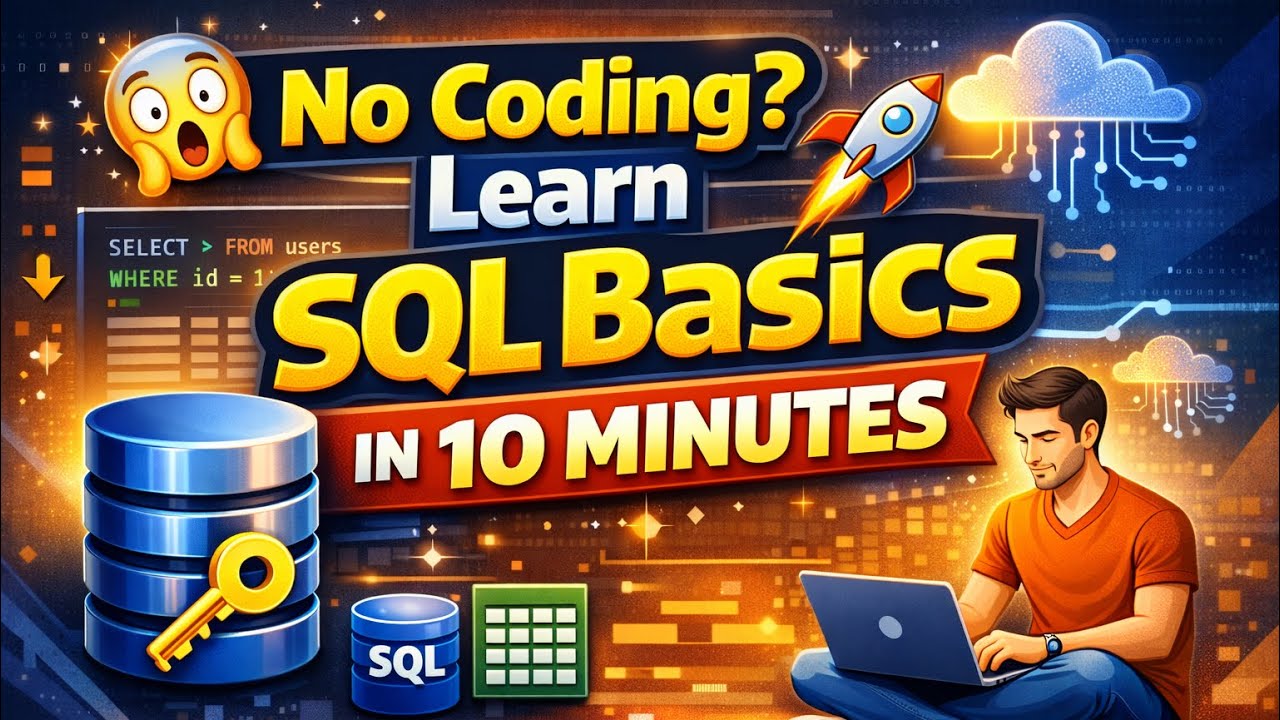 Learn SQL Basics in 10 Minutes | SQL Tutorial For Beginners | Class - 1 ...