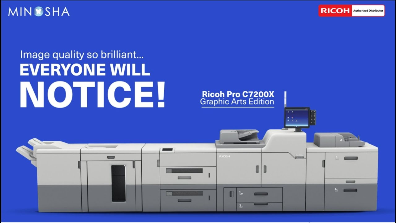 Ricoh Pro C7200X | Explore World Beyond CMYK - YouTube