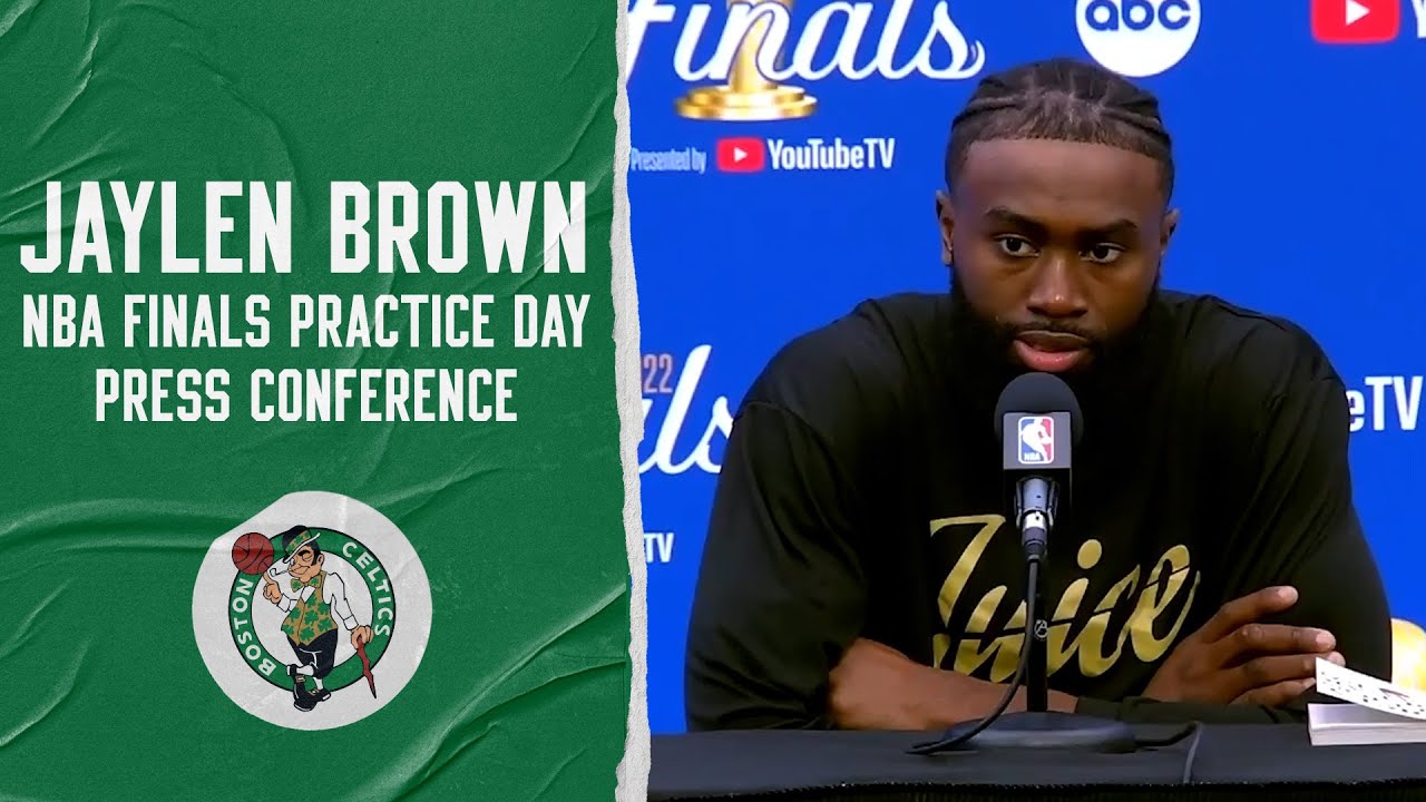 Jaylen Brown Practice Day Media Availability | NBA Finals | Boston ...