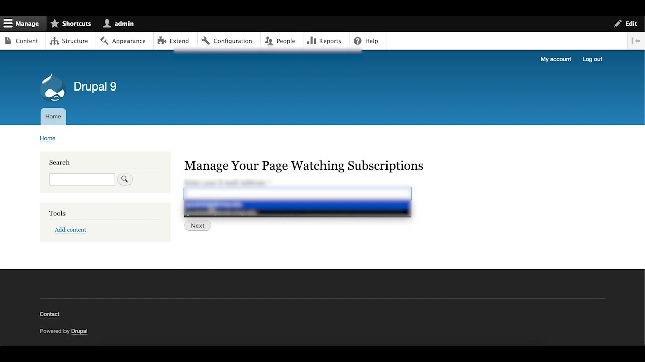 Page Notifications module demo - Drupal 9 - YouTube