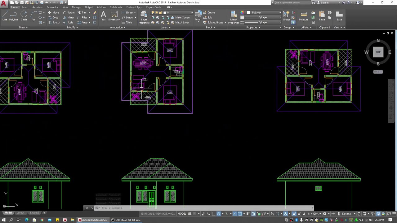 Tutorial Membuat Tampak Samping dan Belakang - Komputer Arsitektur ...