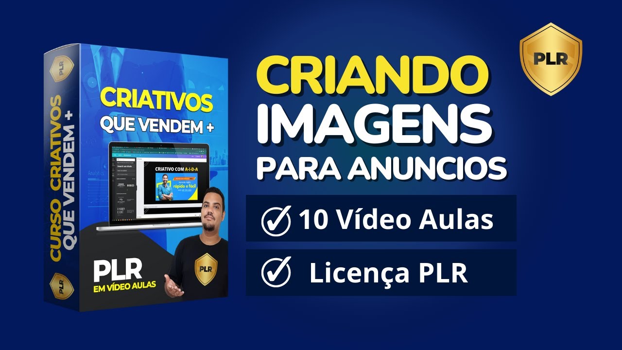 Curso Criação de Imagens para Anúncios | Curso PLR | PLR em Português ...