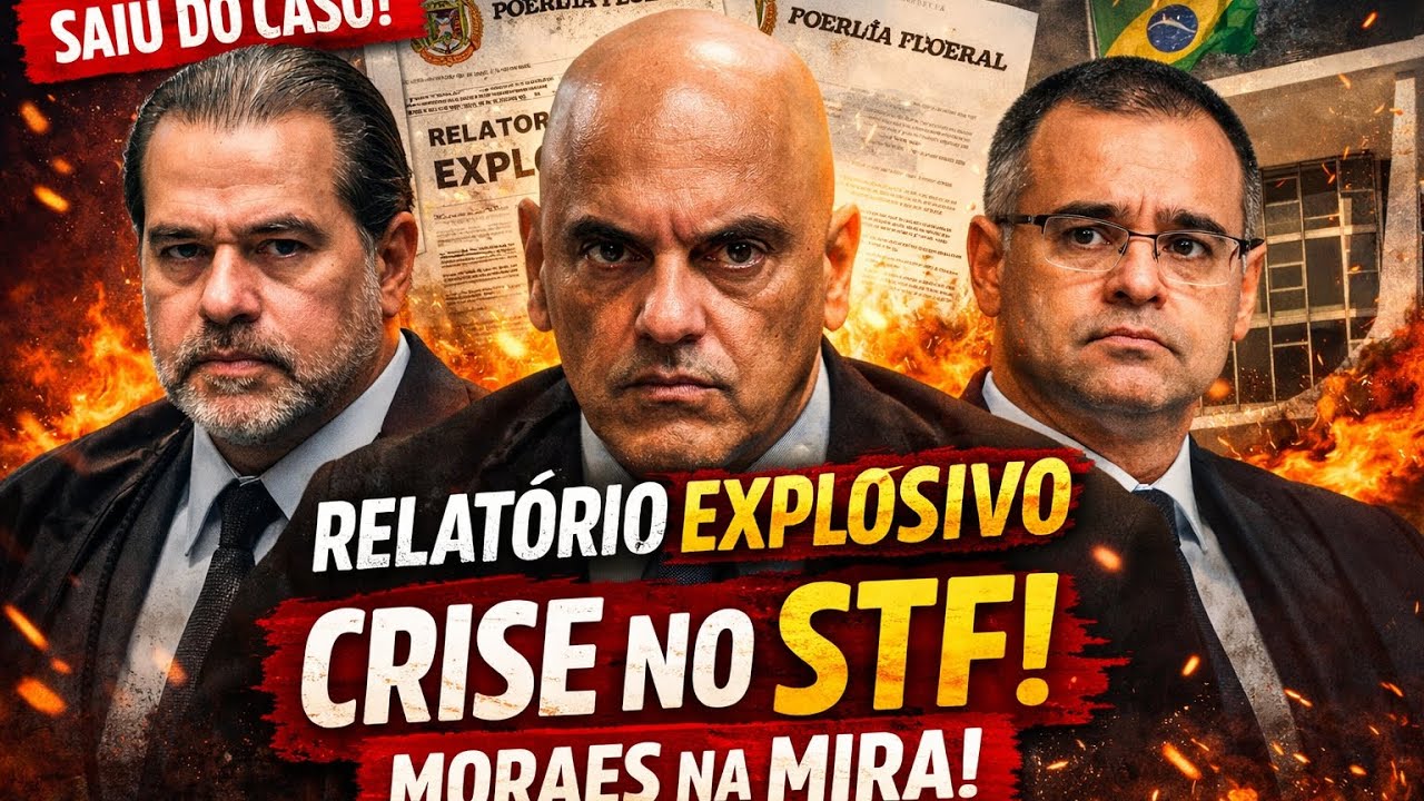 🚨 BOMBA NO STF! MORAES FICA NA MIRA! CRISE EXPLODE NO STF #bancomaster ...