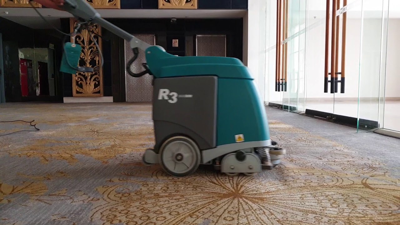 Tennant Rapid Dry Carpet Cleaner R3 Ready Space Technologies - YouTube