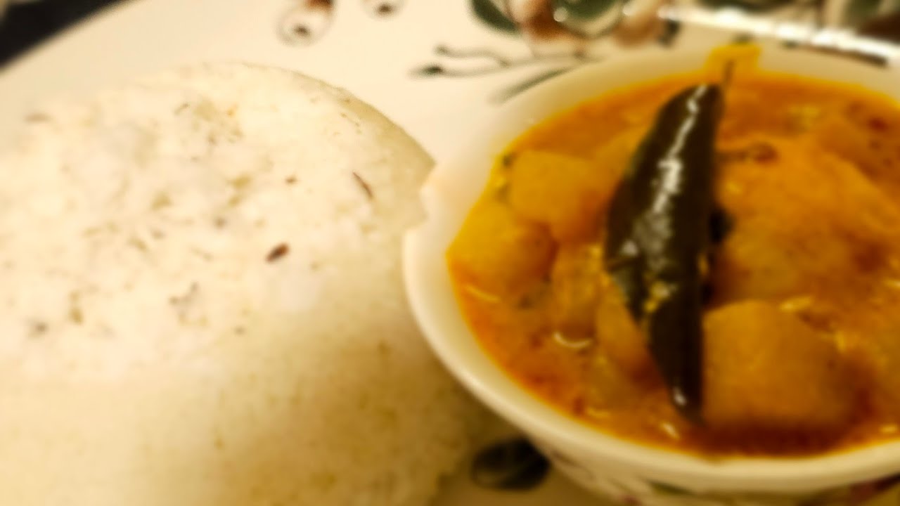 How to make simple putt and potato mota curry 🍛~ - YouTube