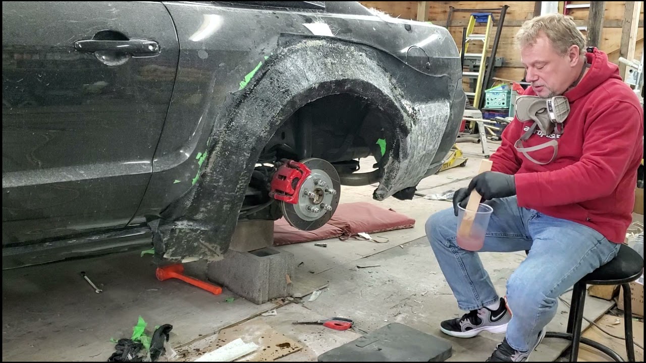 Episode 4. How to make a cardboard mockup for wide body fenders. - YouTube