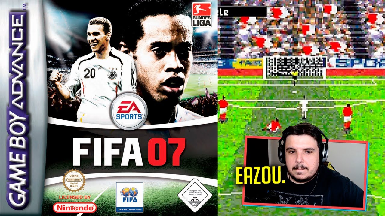 FIFA 07 no GBA! - YouTube