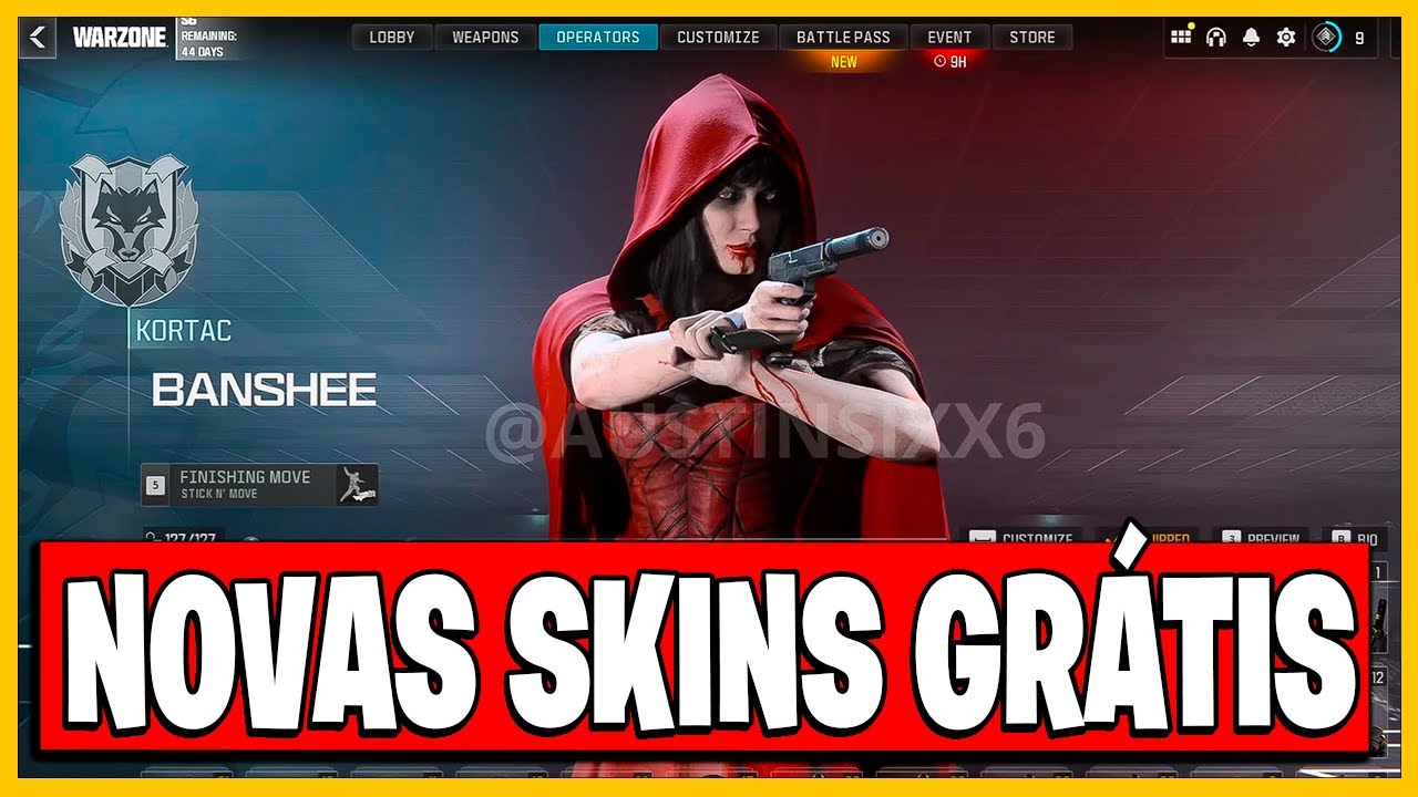COMO RESGATAR NOVAS SKINS GRÁTIS WARZONE SEASON 6 e NOVA CAMUFLAGEM ...