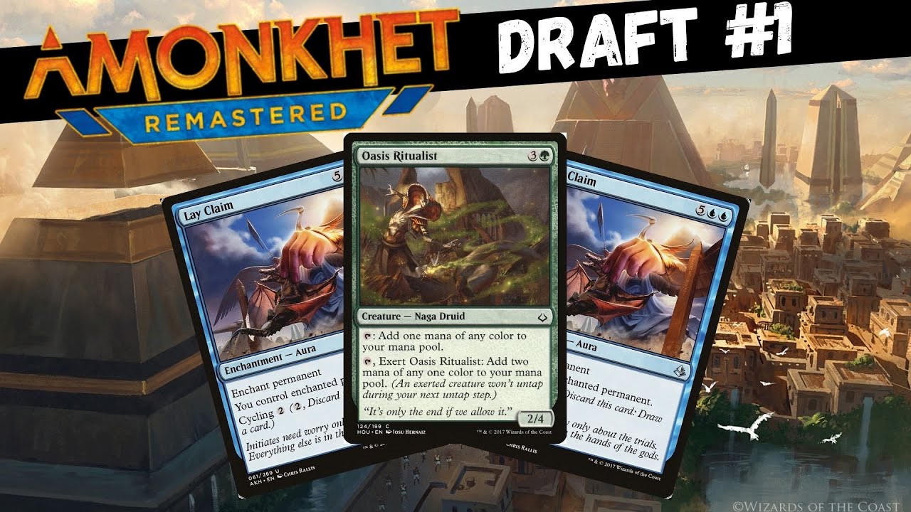 Magic Arena - Amonkhet Remastered Premier Draft #1 - YouTube