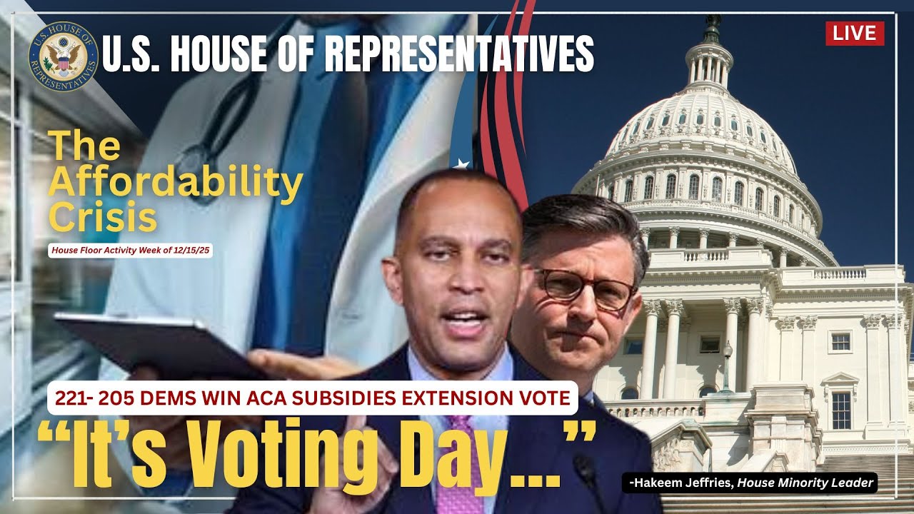 LIVE | U.S. House of Representatives (Thurs 1/8/26) - YouTube