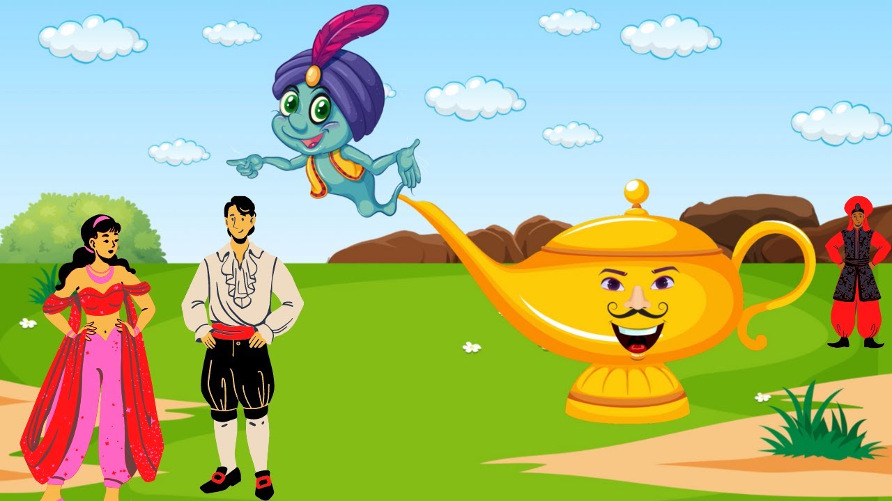 Aladdin And Jinn Lamp Cartoon | Aladdin Lamp | Aladdin And Jinn Lamp ...