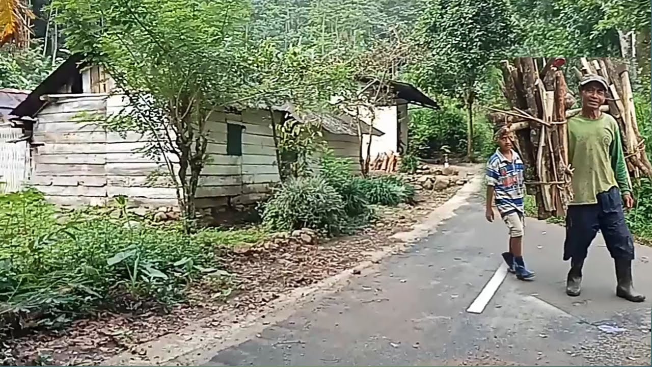 Sungguh indah alam desanya suasana kampung jowo di madiun || Pedesaan ...