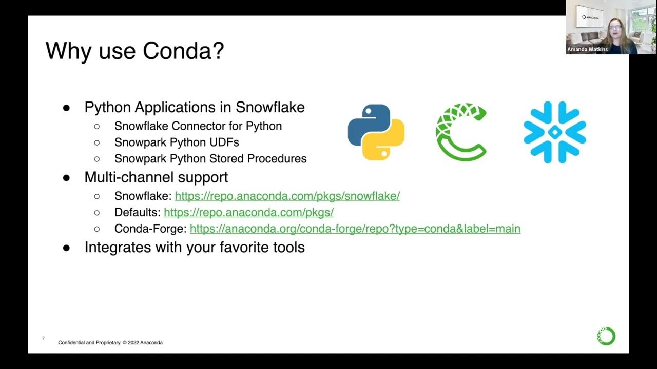 Managing Your Snowflake Python Environments Using conda - YouTube