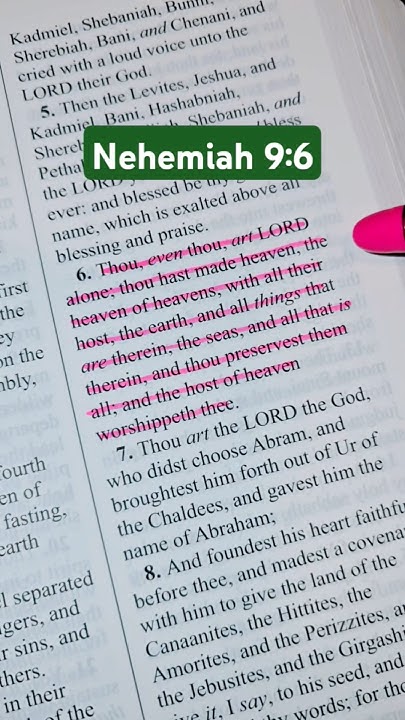 Nehemiah 9:6 | Reality of Truth #bibleverse - YouTube