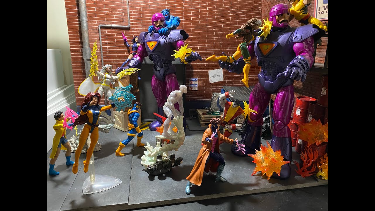 Marvel Legends X-men Action Figure Display - YouTube