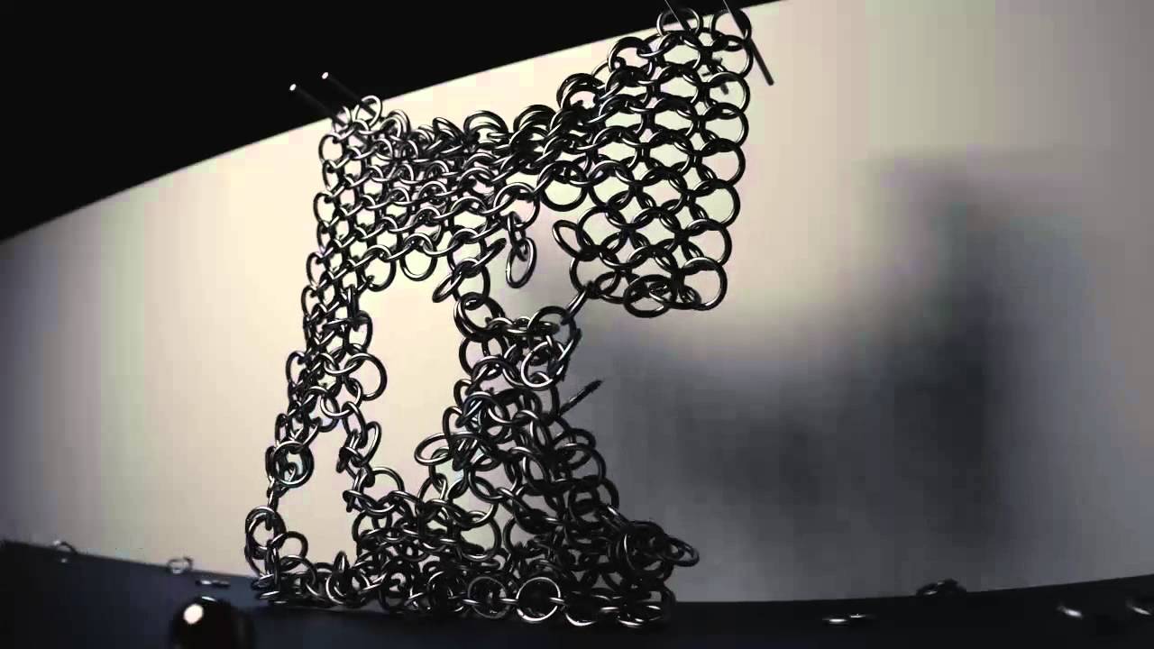 Blender Chainmail/Ballistic Test - YouTube