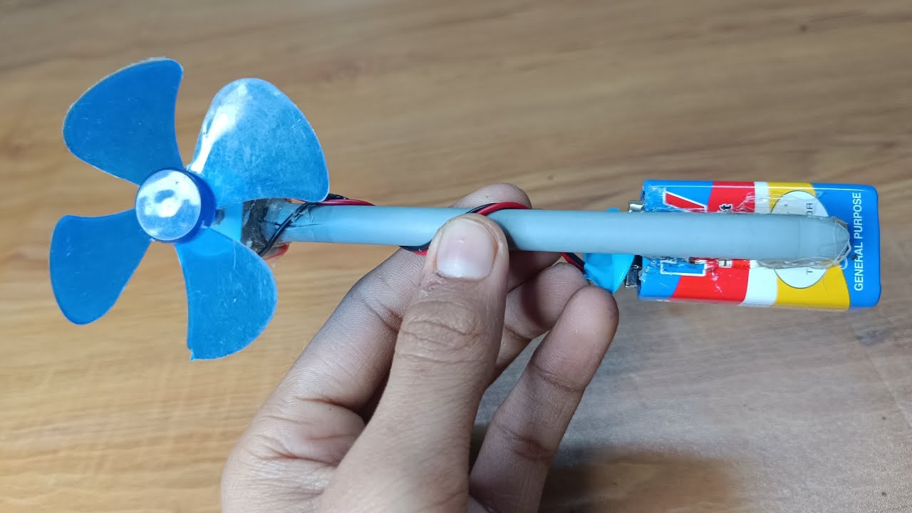 Pen part se bnaye ek simple dc motor battery power fan at home | How to ...