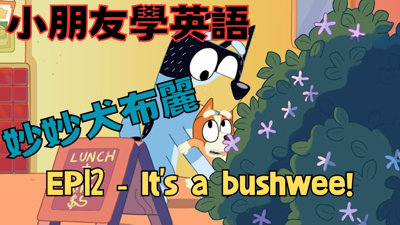 【小朋友學英語】 妙妙犬布麗｜Bluey ｜EP12 It’s a bushwee! ｜Learn English from Bluey ...