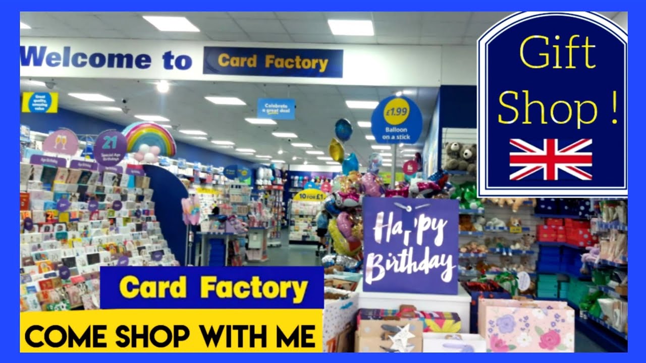 Card Factory UK Shop With Me | Cards , Gifts, Balloons & MORE! - YouTube