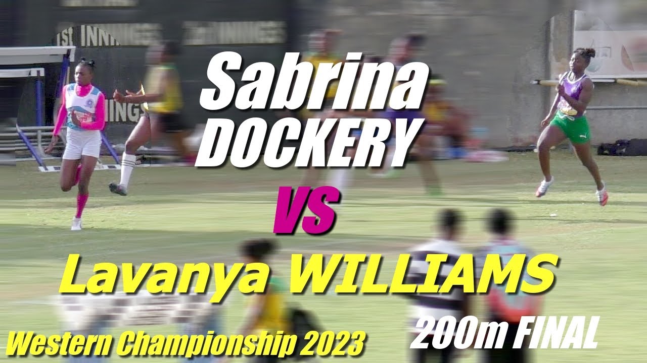 Sabrina DOCKERY takes the 200m CLASH to Lavanya WILLIAMS | Western ...