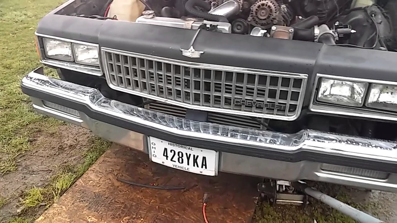 Caprice LS turbo Update 3/30/16 Radiator/Wiring/Guages - YouTube