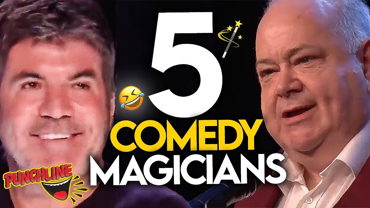 5 HILARIOUS Comedy Magicians On BGT! Simon Cowell Laughing! - YouTube