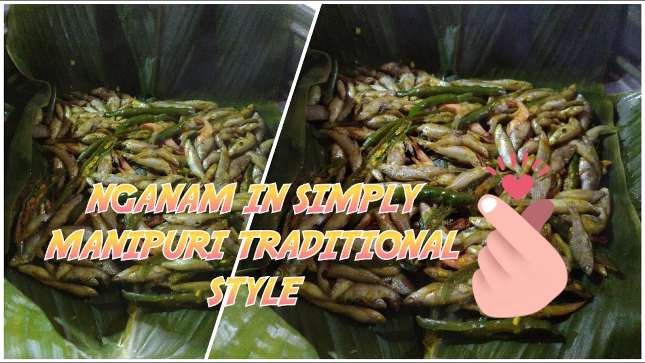 Nganam A Manipuri traditional style of fish steam on turmeric leaf ...