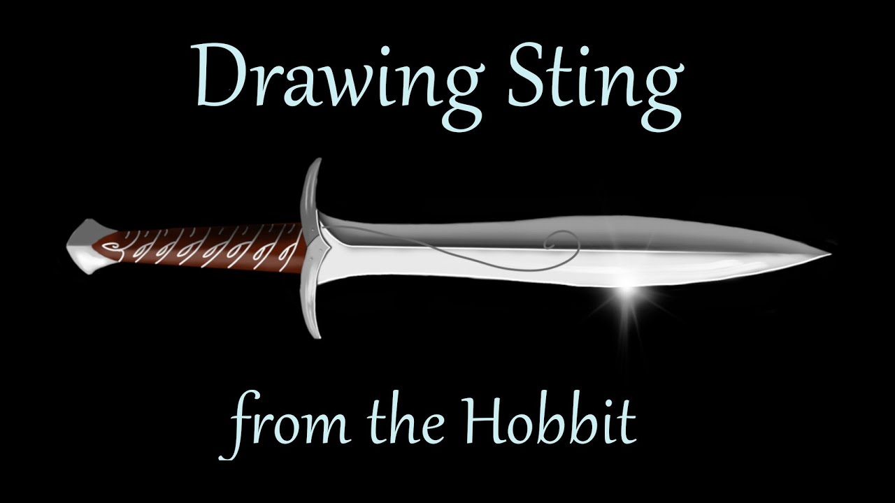 Sting Sword Drawing
