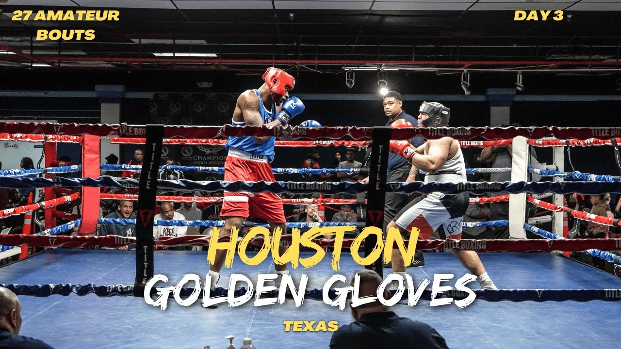 HOUSTON SR Golden Gloves 2024! Amateur Boxers Compete On Day 3! - YouTube