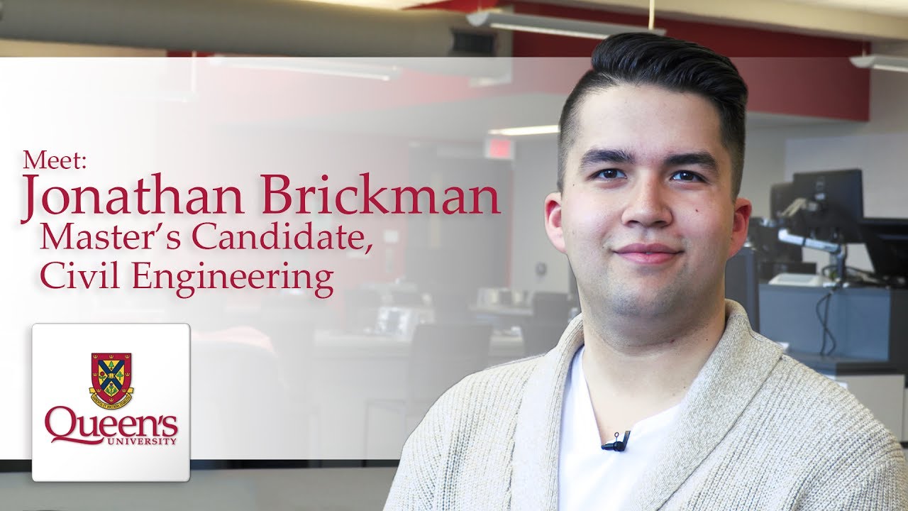 Meet Jonathan Brickman Master's Candidate in Civil Engineering - YouTube