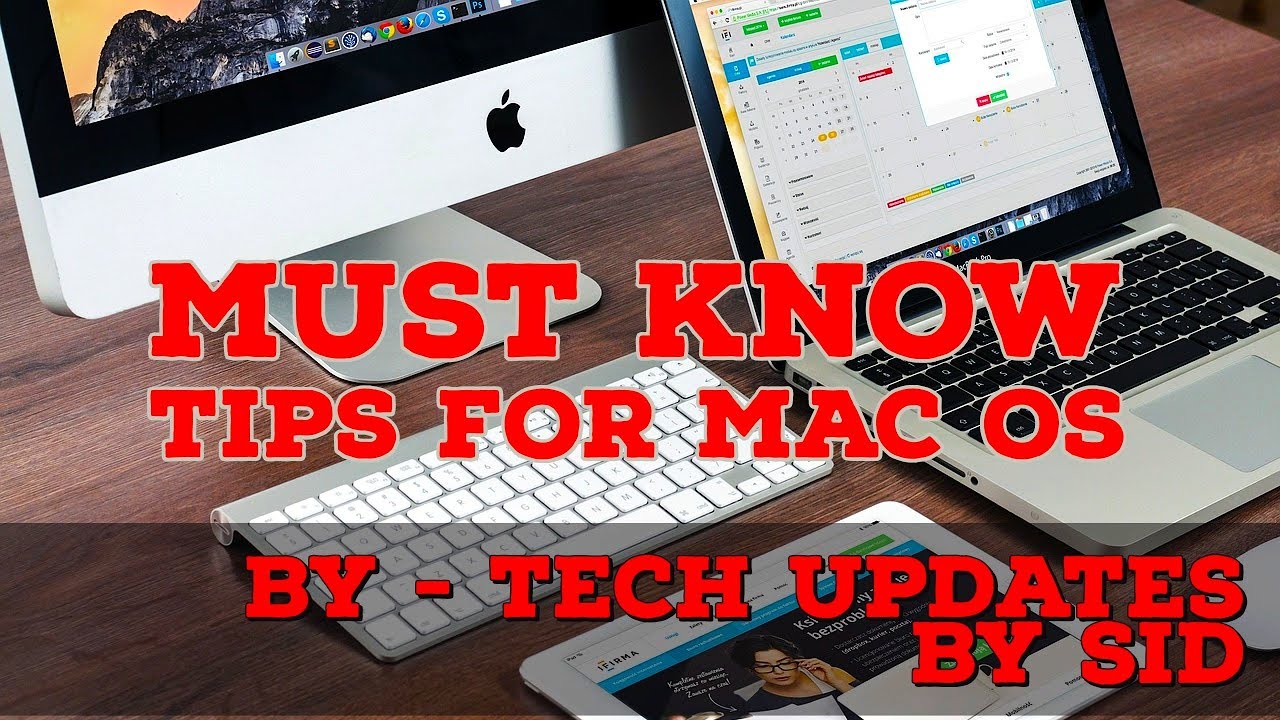 Mac Tips and Tricks by Tech Update By Sid ( 2018) - YouTube
