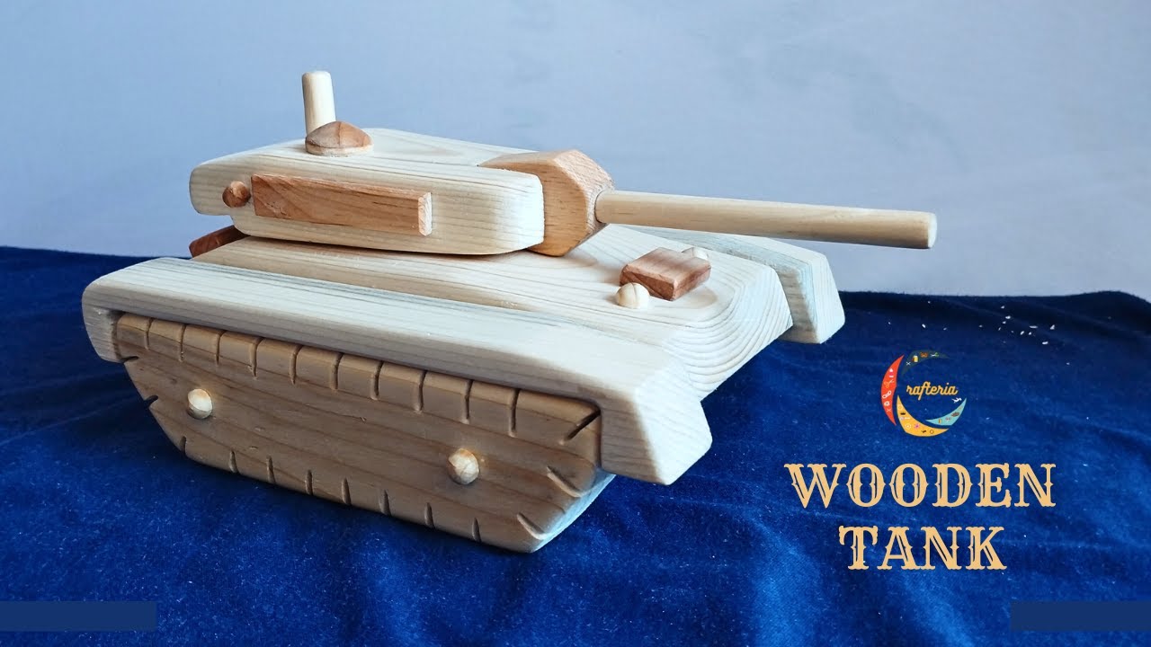 Wooden tank build - Totally handmade @crafteria512 - YouTube