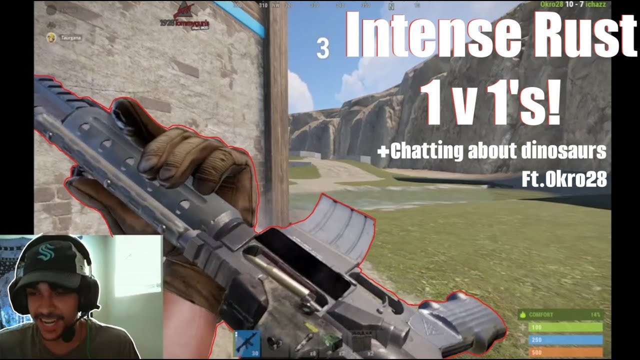 *INTENSE* RUST 1 v 1's & Talking about Dinosaurs 😅 - YouTube