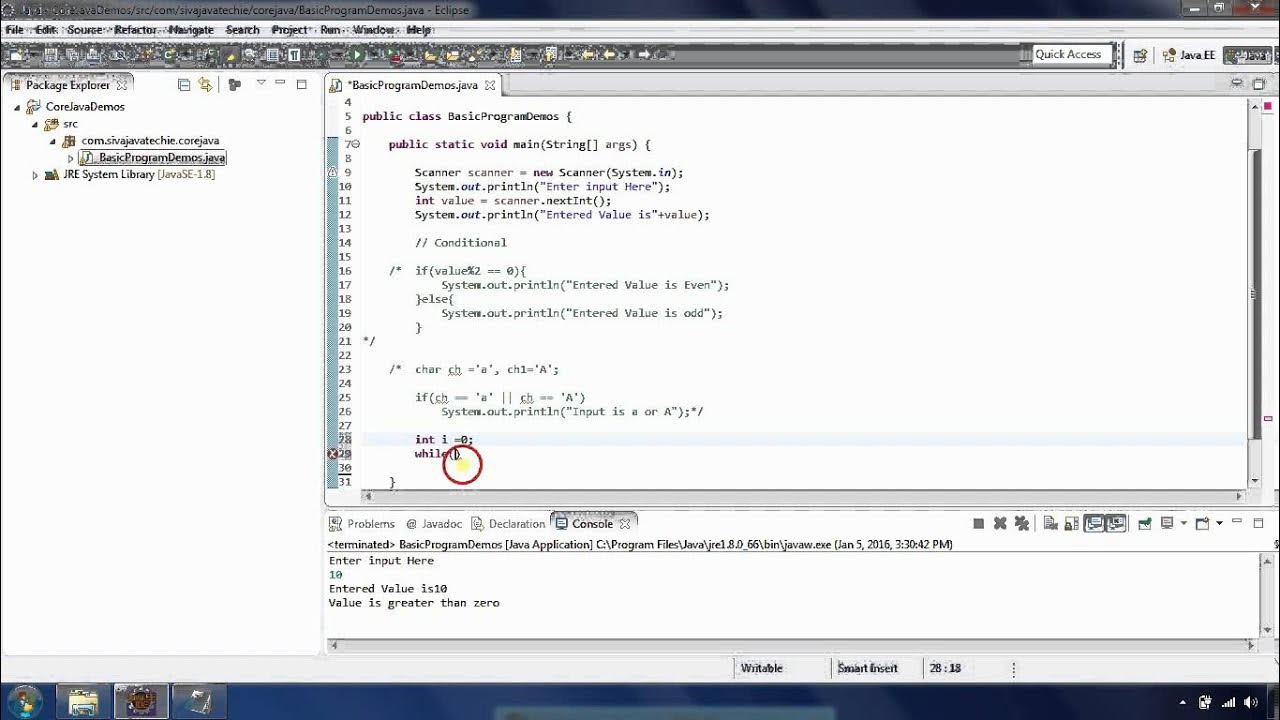 Java Tutorial-Basic Programming explanation to get familiar with Java ...