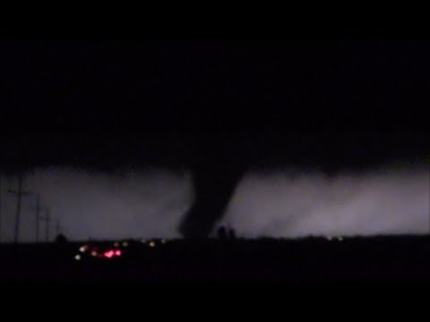 Night Time Tornado Manchester Oklahoma April 14th 2012 Youtube