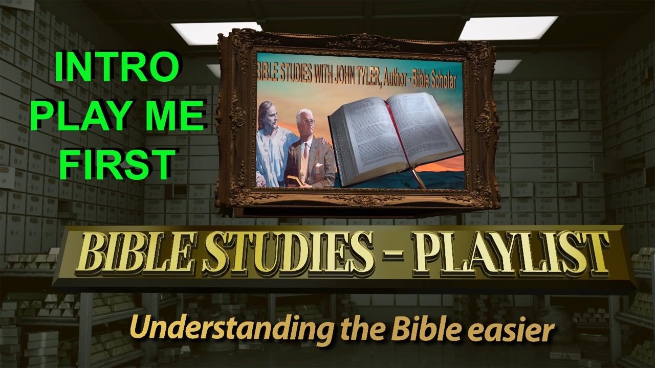 PLAYLIST - BIBLE STUDIES - YouTube