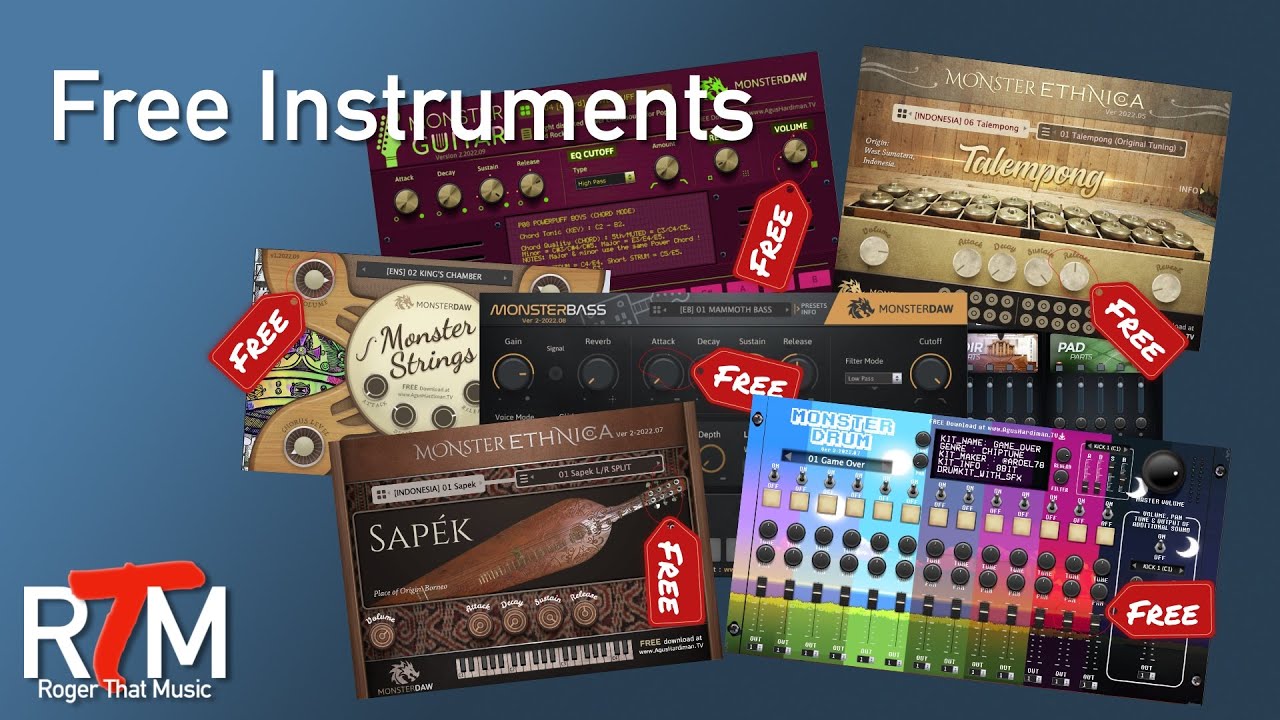 Are these FREE instruments any good? - YouTube