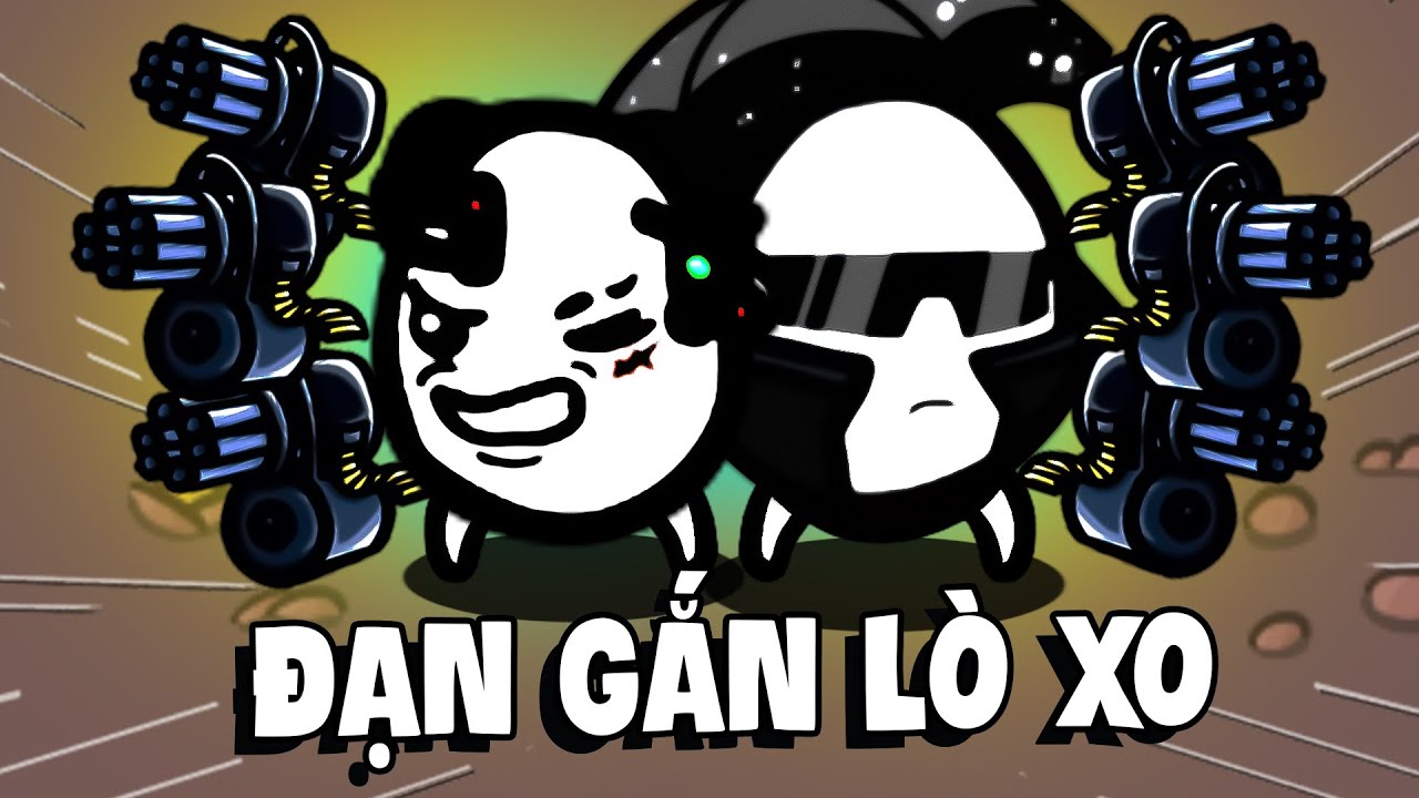 (Brotato) Mini Gun & M4A1S bắn đạn lò xo?? - YouTube