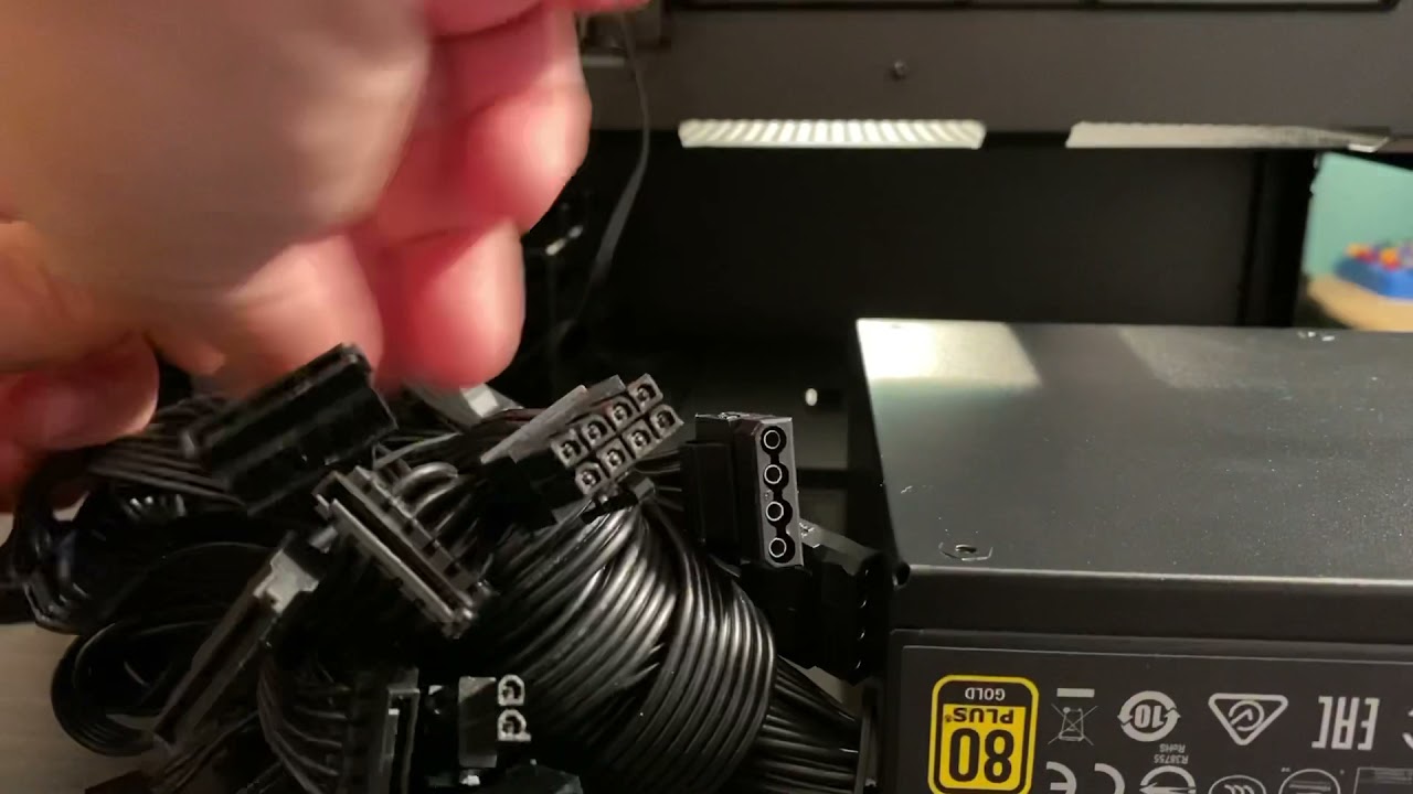 Power Supply Install in NZXT 510 Case - YouTube
