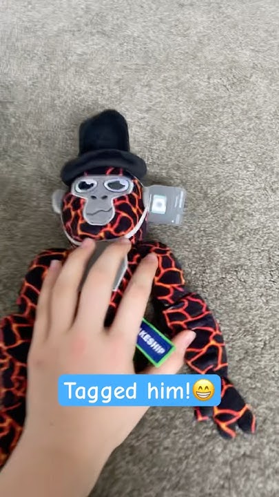 I tagged him!🤣 @_GorillaTagVR @officialmakeship #shorts #gtagplush #cute #gtag #gorillatag - YouTube