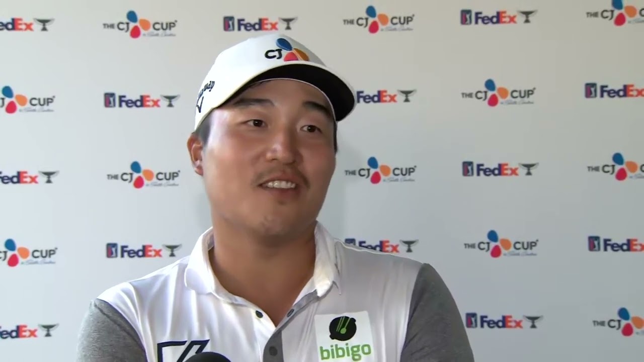 KH Lee Sunday Korean Flash Interview 2022 CJ Cup in South Carolina ...