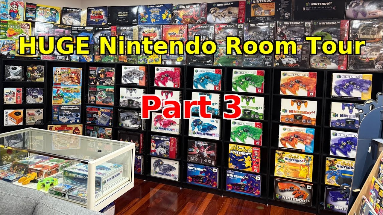 *HUGE Nintendo Room Tour 2025 (part 3) - YouTube