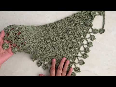 Gorgeous crochet bandana pattern / Muhteşem Model Tığ işi Bandana