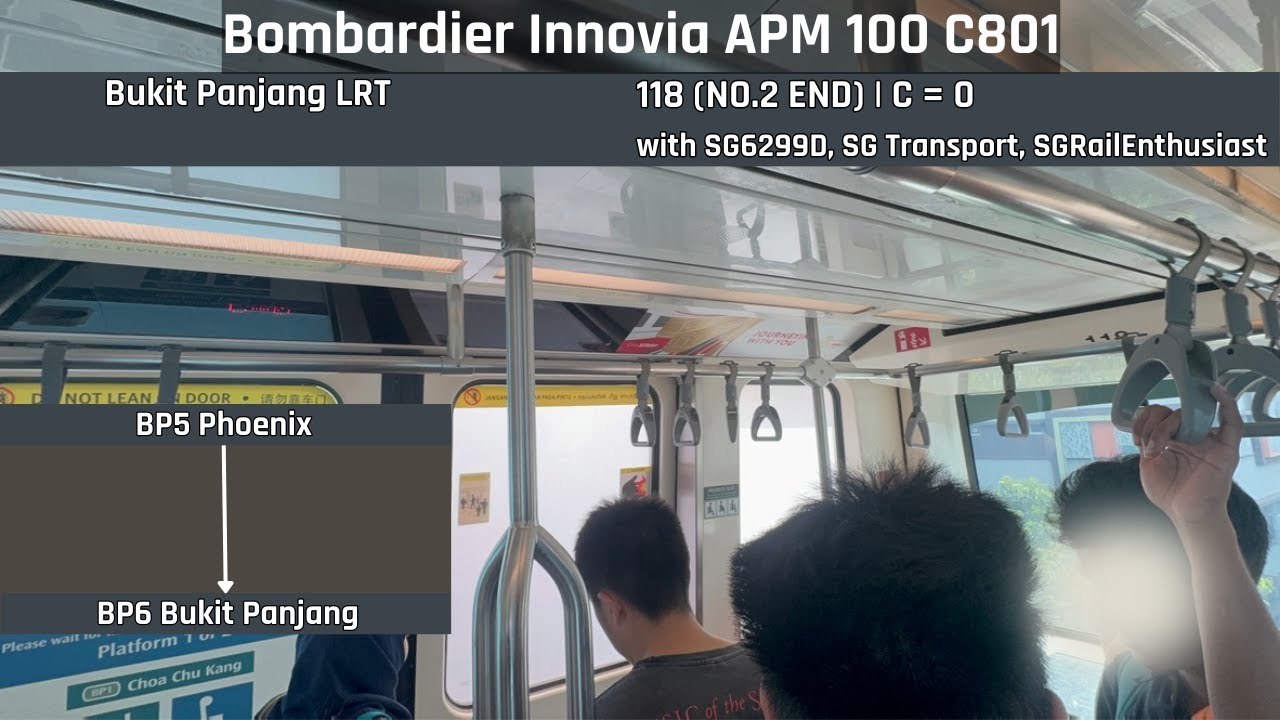 [C = 0] Bombardier Innovia APM 100 C801 [SET 118] [Phoenix → Bukit ...