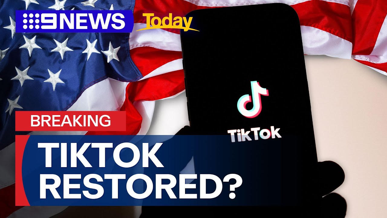 TikTok being restored in the US | 9 News Australia - YouTube