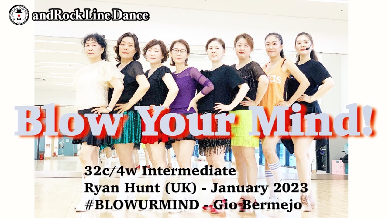 Blow Your Mind! Line Dance(Intermediate) - Demo - YouTube
