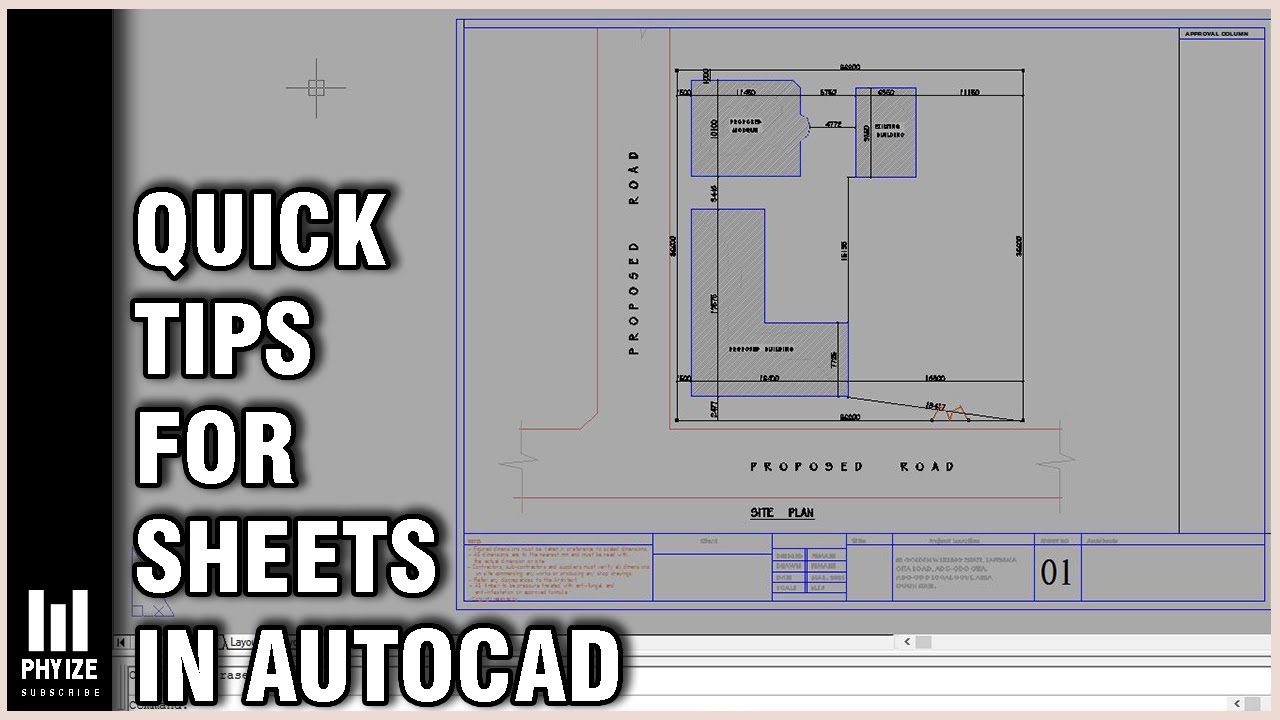 How To Make DRAWING SHEETS In AutoCAD YouTube How To Make DRAWING SHEETS In AutoCAD YouTube