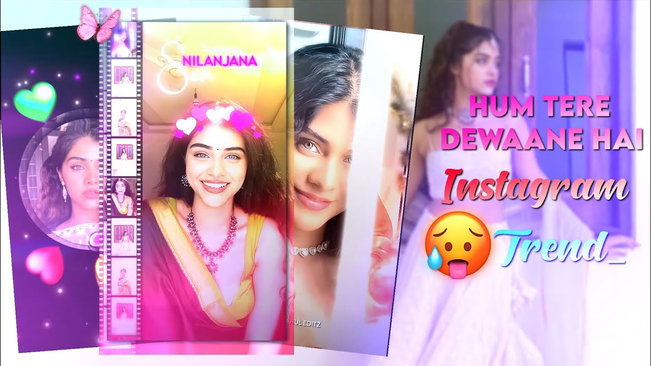 Hum tere deewane hai || Instagram trend xml || Ae inspired alightmotion ...